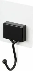 Compactor Bestlock Black Magic Samolepicí háček černá / bez vrtání