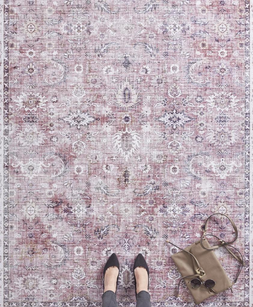 Nouristan - Hanse Home koberce Kusový koberec Asmar 104007 Raspberry/Red - 160x230 cm