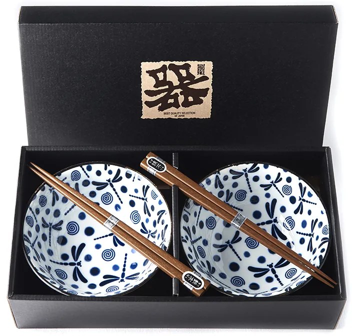 Made in Japan (MIJ) Set Misek Blue Dragonfly 2 x 400 ml s hůlkami