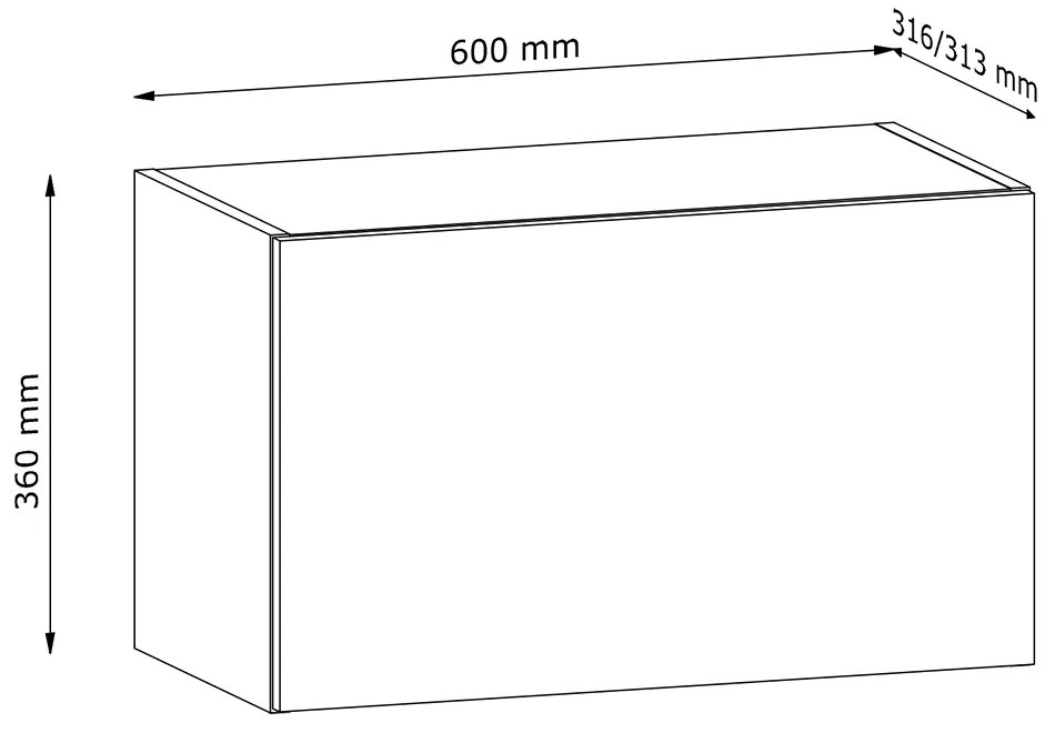LANGEN ap | horní skříňka G60KN | push open | artisan