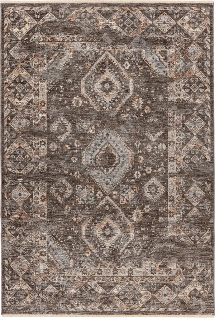 Kusový koberec Laos 466 Taupe, 160x230, hnedá, chodba / predsieň, Obsession