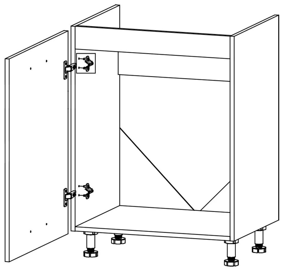 Kuchyňská linka LANGEN ap | 260 cm | PUSH OPEN | artisan