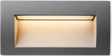 RED R12538 GORDIQ L zápustná antracitová 230V LED 3W IP65 3000K - RED - DESIGN RENDL
