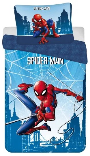 Jerry Fabrics Povlečení Spider-man Blue 04 140x200, 70x90 cm