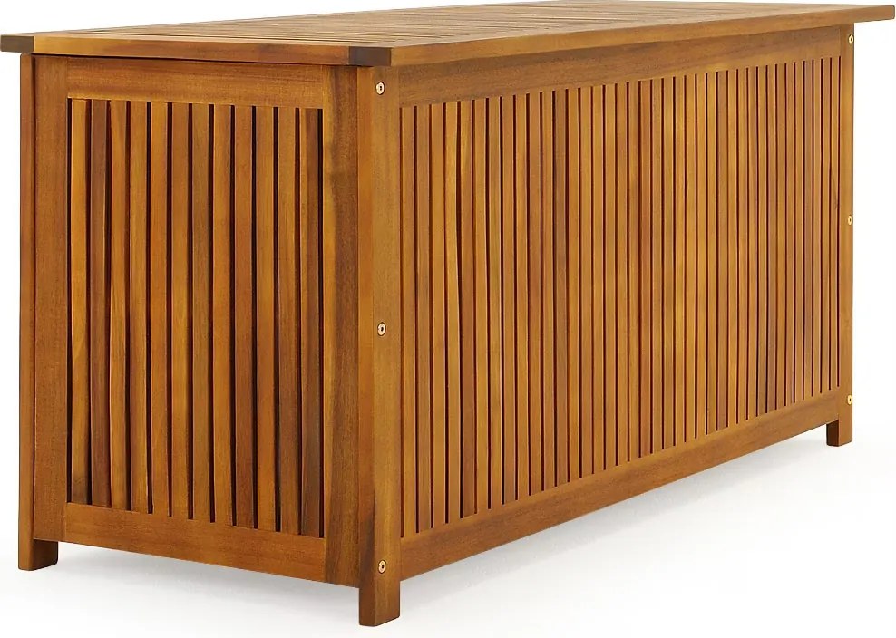 Deuba Dřevěný úložný box 300 L - akát