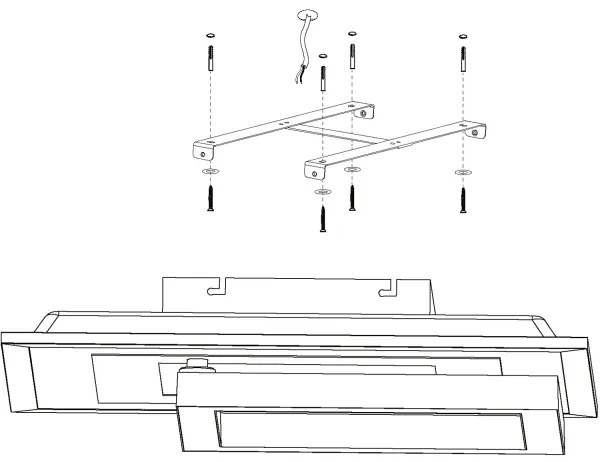 Eglo 99311 - LED RGB Stmívatelné stropní svítidlo SAVATAEILA-C LED/20W/230V