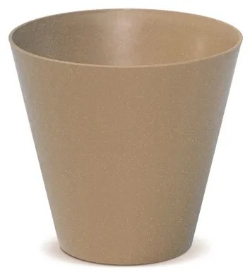 PROSPERPLAST Květináč - TUBUS Eco Wood Průměr: 20 cm, Barva: naturo