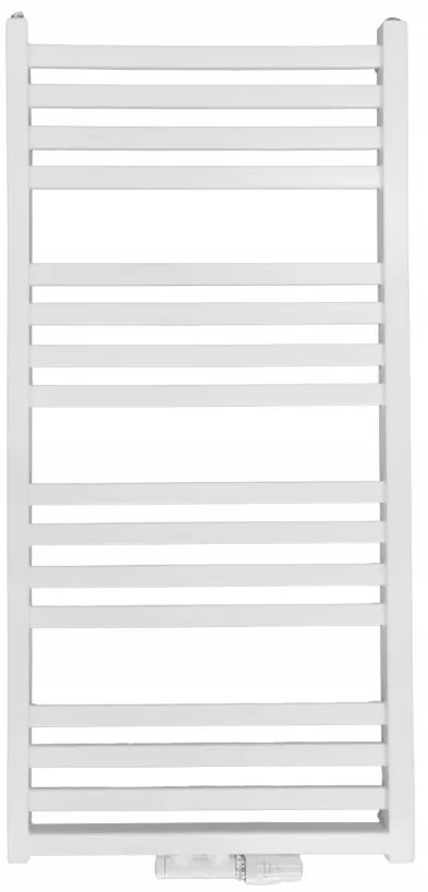 Regnis LOX, topné těleso 530x1800mm se středovým připojením 50mm, 765W, světle hnědá, LOX180/50/D5/GL/RAL8025