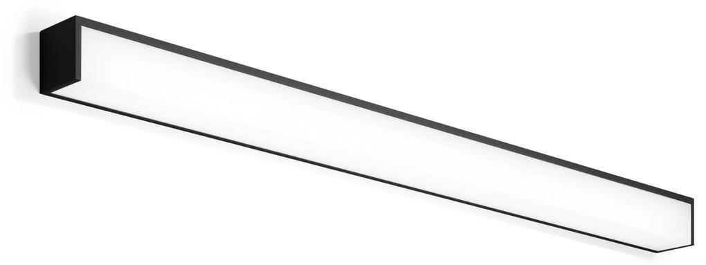 Xal 040-89P2518O Corner 65, černé nástěnné svítidlo, variabilní 10-14-21W LED 3000K, délka 58,8cm, IP20