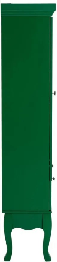Zelená závěsná vitrína z MDF 85x170,5x35 cm Prato – Ellos Home