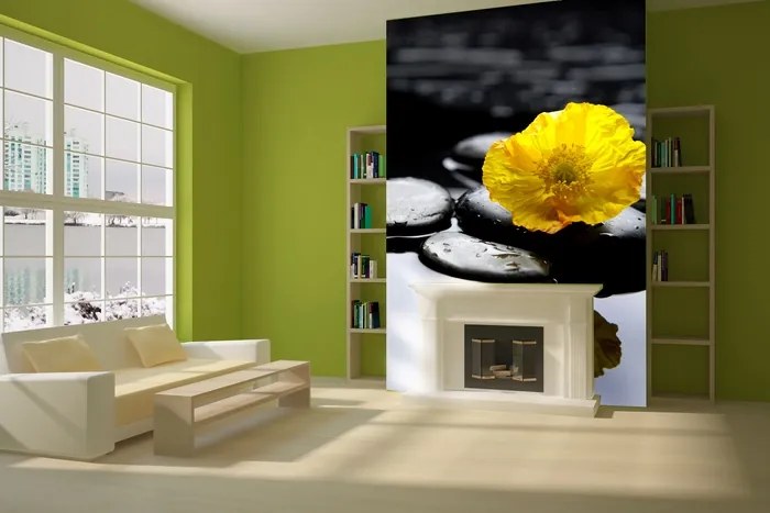 Fototapeta na zeď Žlutý květ - 190 x 126 cm
