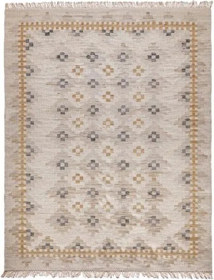 Ručne viazaný kusový koberec Sultan DESP P87 Ivory White Gold, 140x200, béžová, viacfarebná, chodba / predsieň, Diamond Carpets India