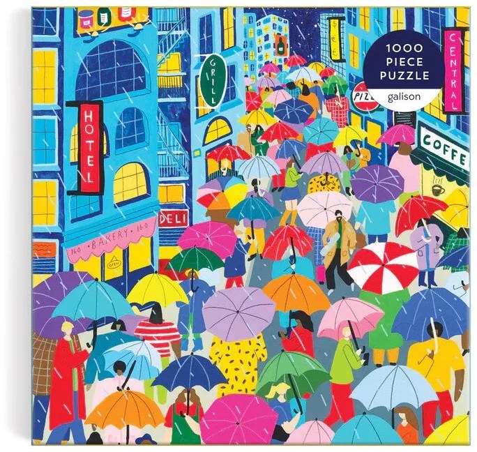 Galison Puzzle Deštníková ulička 1000 dílků