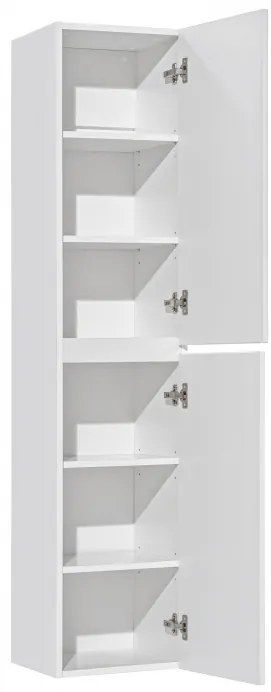 Comad ICONIC WHITE 80-01-D-2D vysoká koupelnová skříňka - Comad