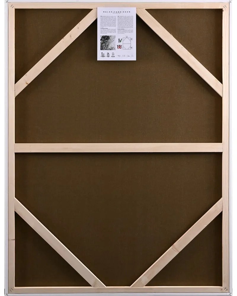 Ručně malovaný obraz na plátně 88x118 cm Green Petite – Malerifabrikken