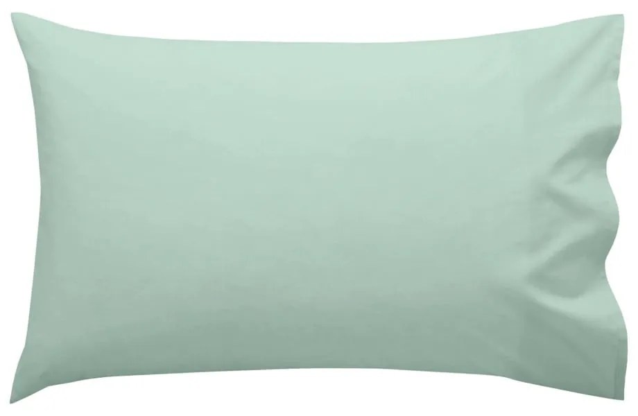 Světle zelený bavlněný povlak na polštář Happy Friday Basic, 50 x 30 cm