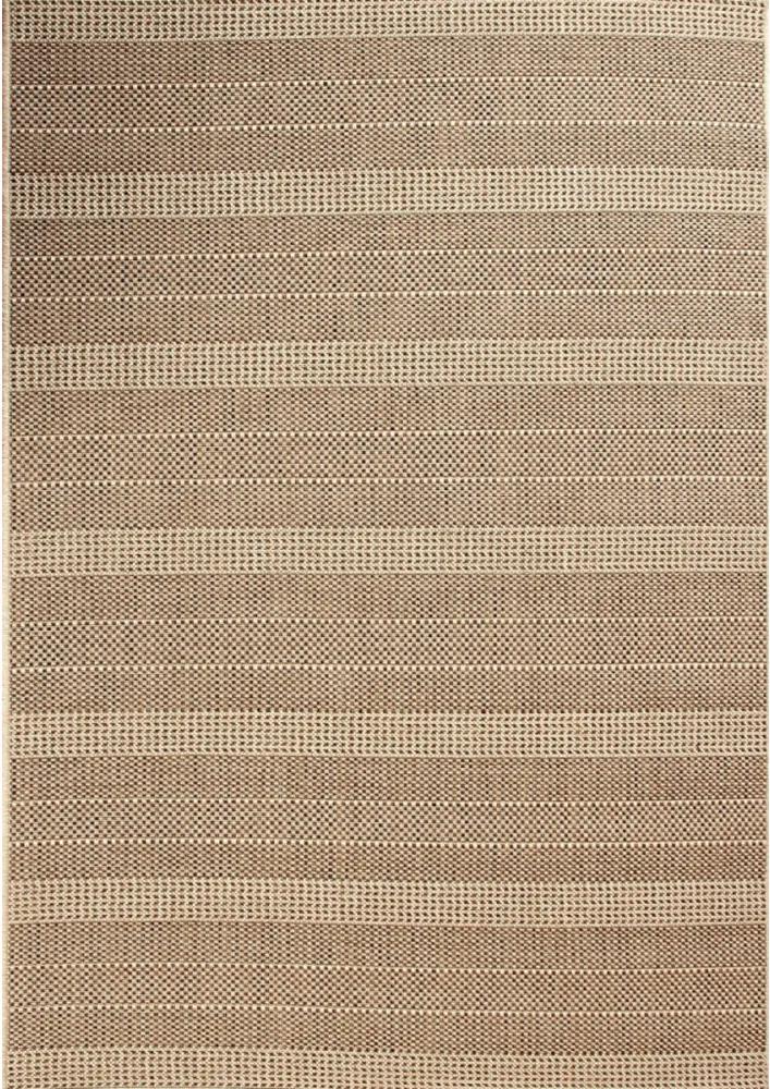 Kusový koberec Pruhy hnědý, Velikosti 160x220cm