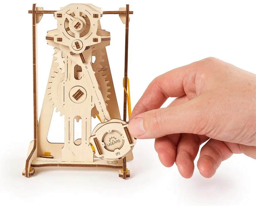 Ugears 3D dřevěné mechanické puzzle STEM výukové kyvadlo