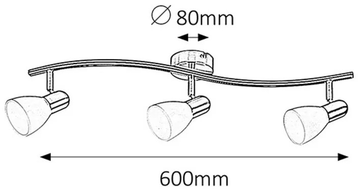 Rabalux SOMA bodové svítidlo 6303