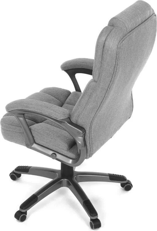 Kancelářské křeslo KA-C715 GREY2, houpací mechanismus, šedá látka (65 x 73) cm