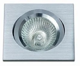 Vestavné svítidlo Aluminio Plata, kartáč.hliník 7W 500lm 40°3000K LED 230V - BPM