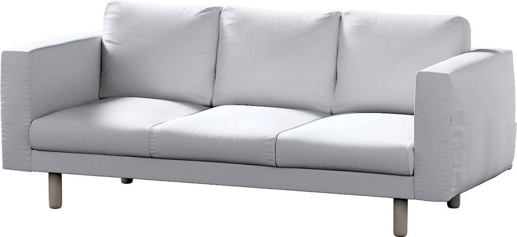 Potah na pohovku IKEA Norsborg 3-místná barva bílá látka pletený vzor