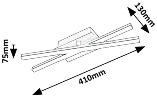 Rabalux 71396 - LED Stropní svítidlo DEMIR LED/16W/230V 4000K