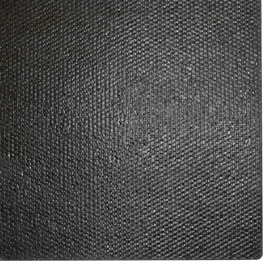 Rohožka před dveře černá 40 x 60 cm kokosové vlákno 155570