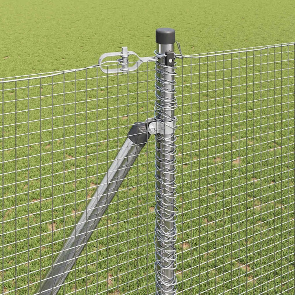 Svařované drátěné ploty s hroty 10 x 1,5 m Pozinkovaná ocel 3351939