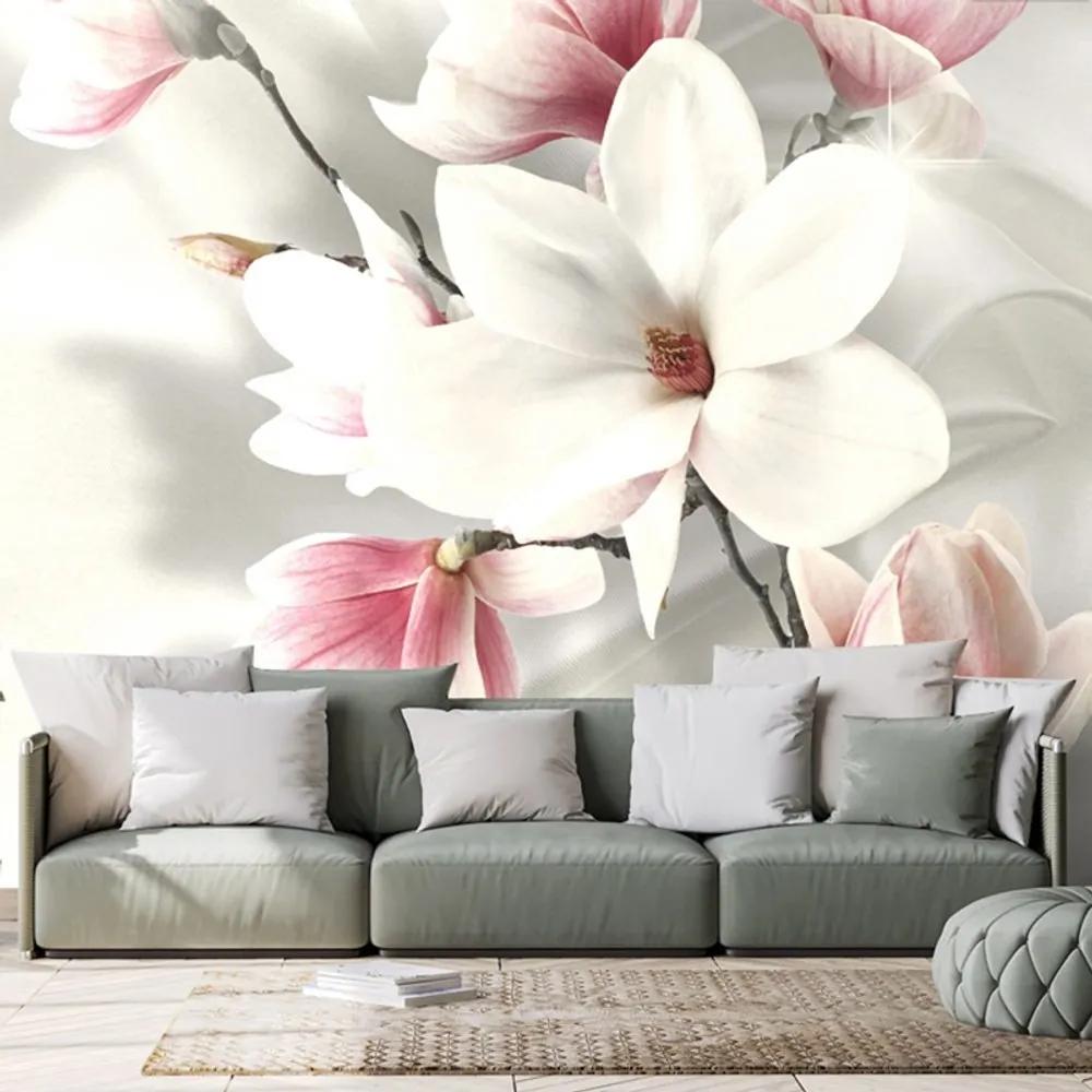 Samolepící tapeta bílá magnolie - 225x270