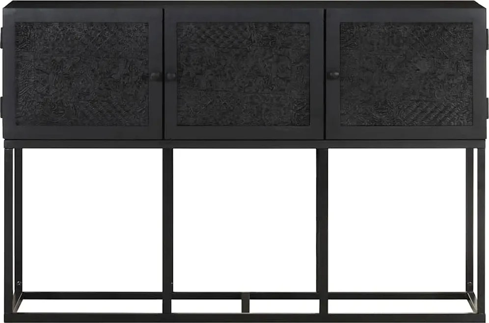 Příborník 115 x 30 x 76 cm masivní mangovníkové dřevo 323579