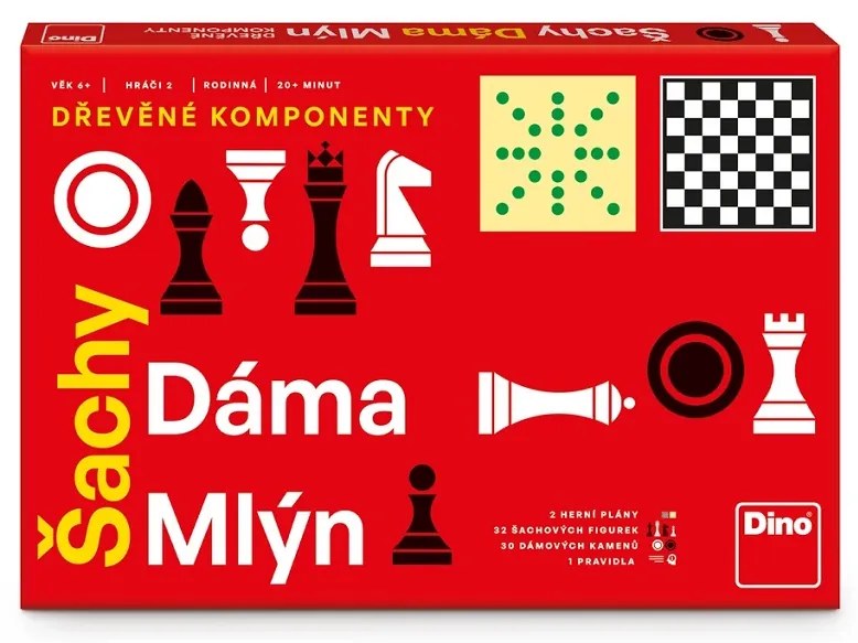 Dino Šachy, Dáma, Mlýn