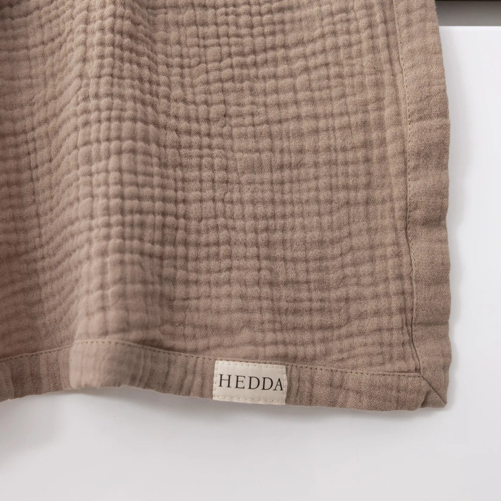 HEDDA Utěrka Maelie ze 100% organické bavlny taupe