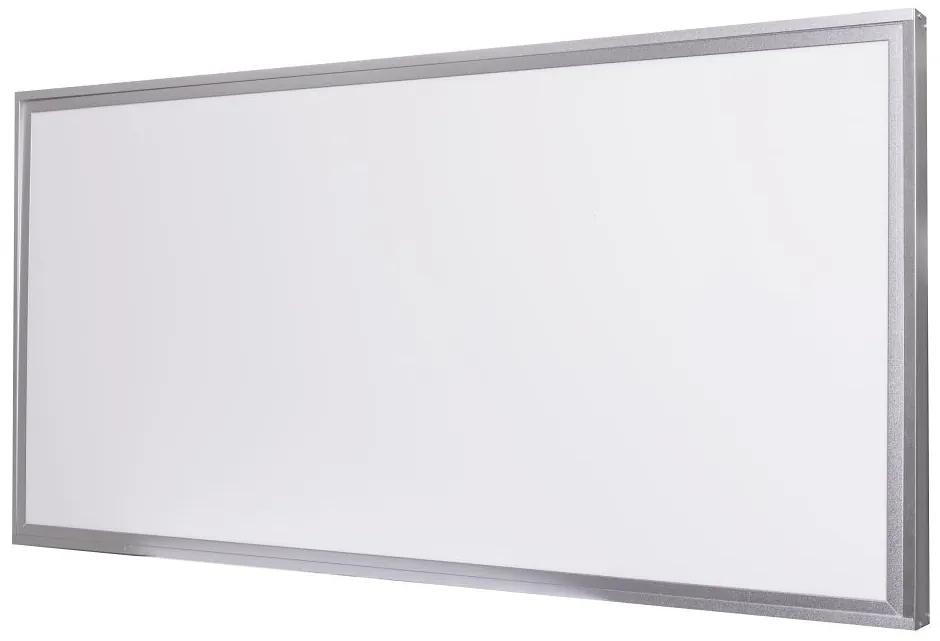 Ecolite Stříbrný přisazený LED panel s rámečkem 600 x 1200mm 75W Economy LED-GPL44-75_191023