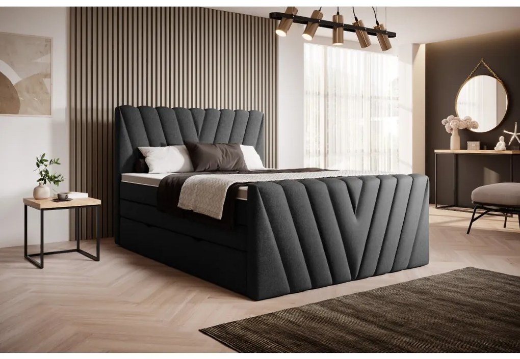 Candice boxspring postel 160X200 Materiál / Dekor: Lukso 35