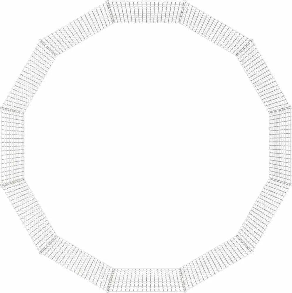 Ohrada pro volný výběh zvířat 12dílná 54 x 100 cm pozinkovaná ocel 171584
