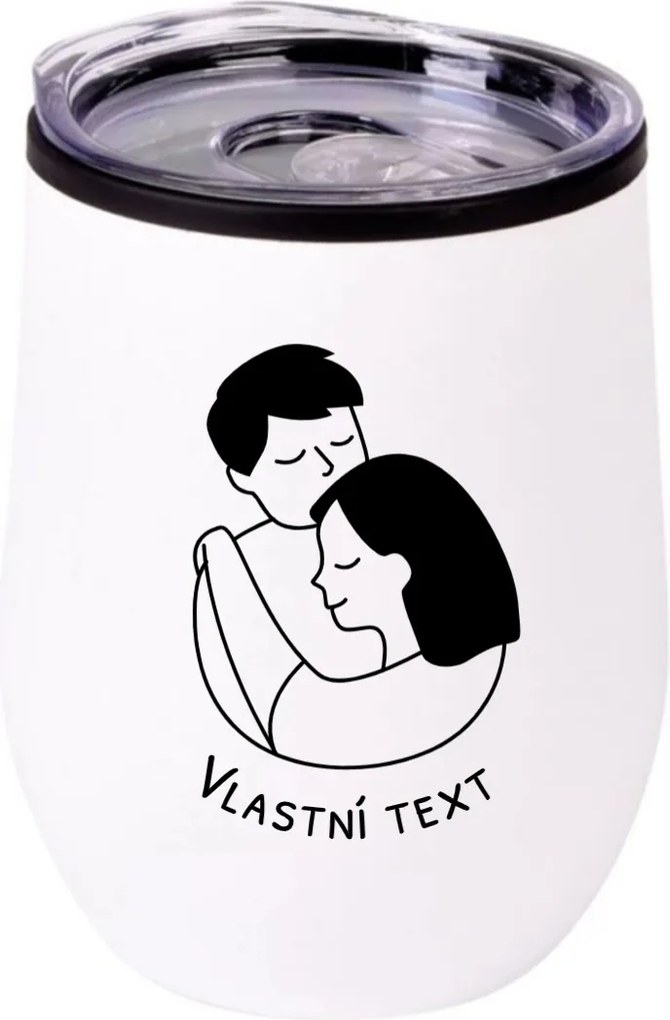 Personalizovaný termohrnek "BOWL" - pár v objetí