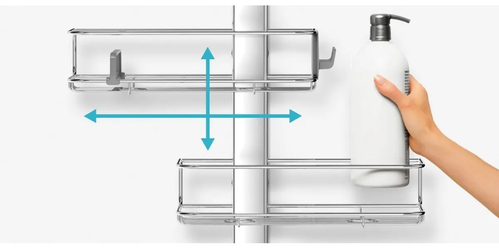 Simplehuman Nastavitelný držák do sprchy Plus