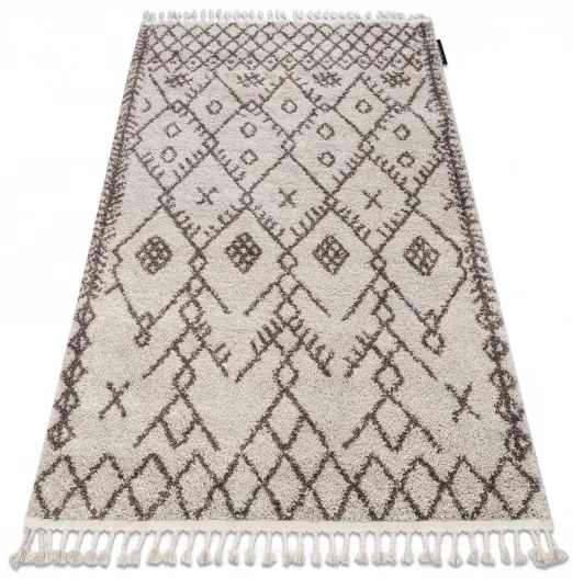 Dywany Łuszczów Kusový koberec Berber Tanger B5940 cream and brown - 160x220 cm