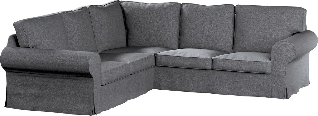 Potah na pohovku IKEA  Ektorp rohová barva šedá látka pletený vzor