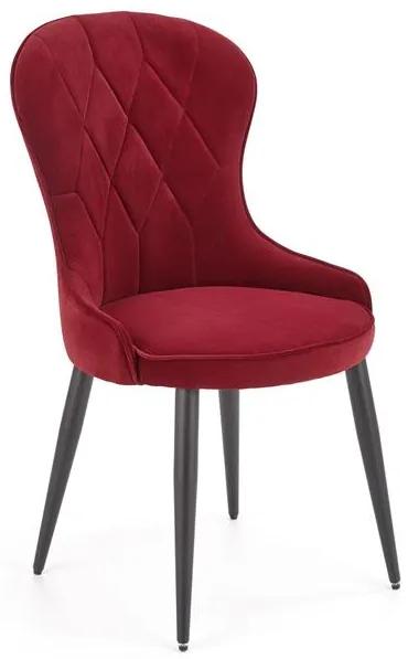 HALMAR K366 židle tmavě červená