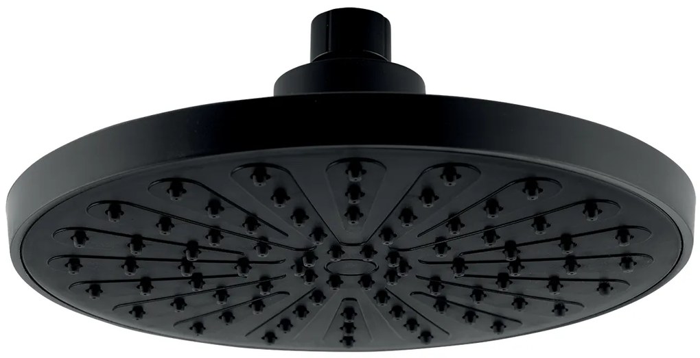 Novaservis - Pevná hlavová sprcha, průměr 200 mm, černá, RUP/200,5