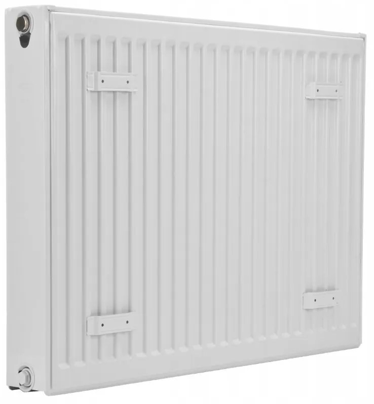 Invena Prov K22, panelový ocelový radiátor 300x1000 mm s příslušenstvím 923W a bočním připojením, bílá, INV-UG-91-310-REP