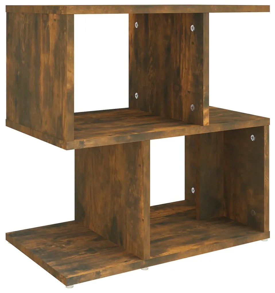 vidaXL Noční stolek kouřový dub 50 x 30 x 51,5 cm kompozitní dřevo