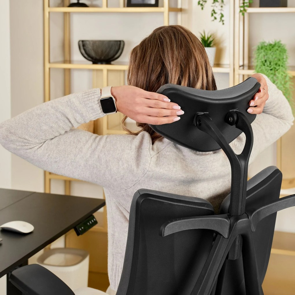 Ergonomické křeslo Loano – Černé