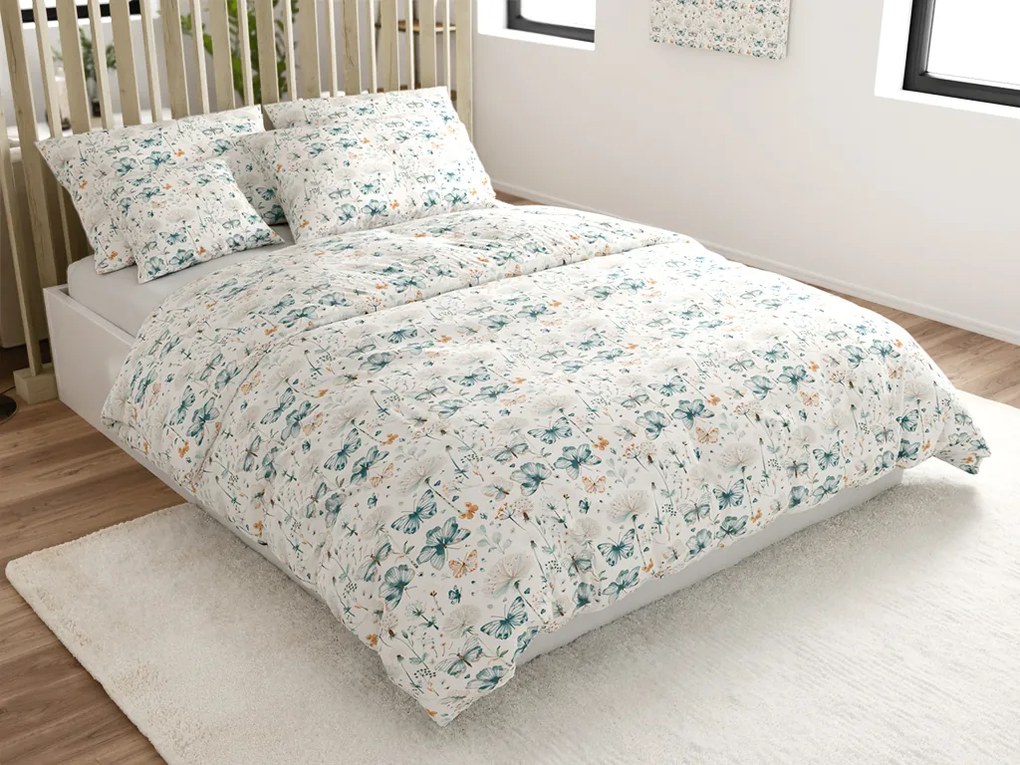 Bavlněné povlečení Renforcé ELIVINE bílé Rozměr povlečení: 70 x 90 cm | 140 x 200 cm