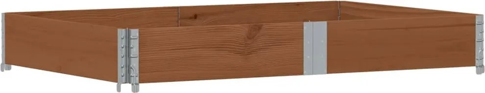 Zahradní truhlík hnědý 150 x 100 cm masivní borové dřevo 3295414