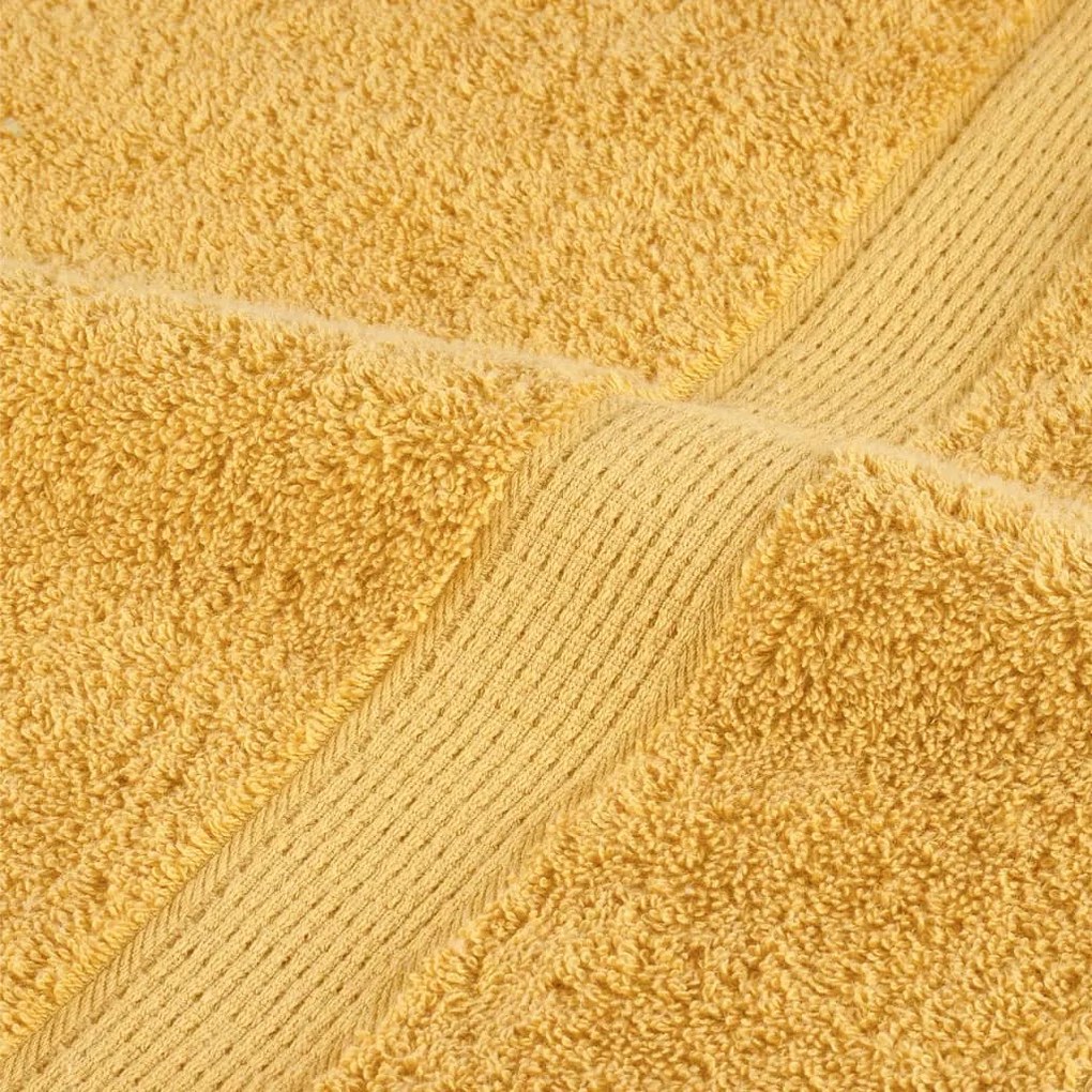 8dílná sada ručníků Premium SOLUND zlatá 600 g/m² 137542