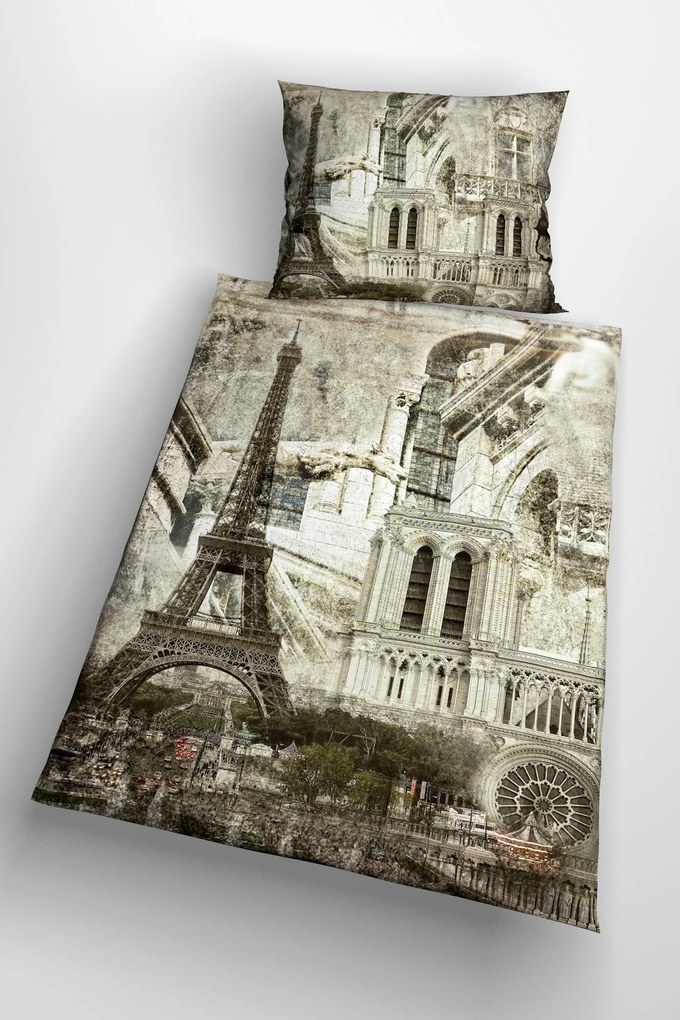 Povlečení s motivy Paříže - Eiffel Tower Eiffel Tower 140x200 cm