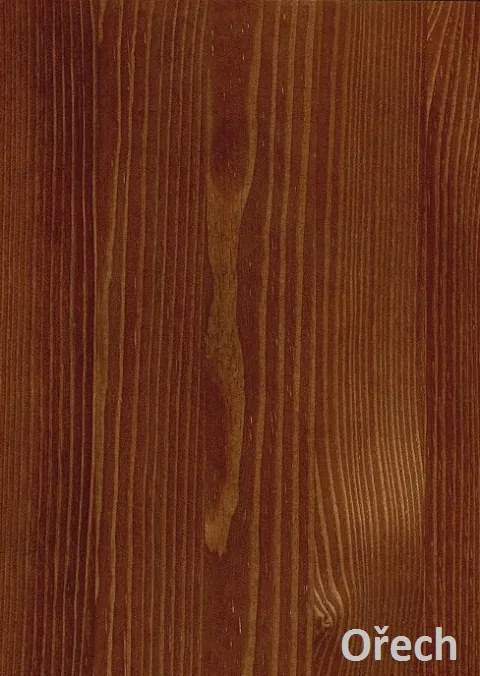 Postel s úložným prostorem - Hessler - borovice   , Borovice přírodní, 120x200 cm
